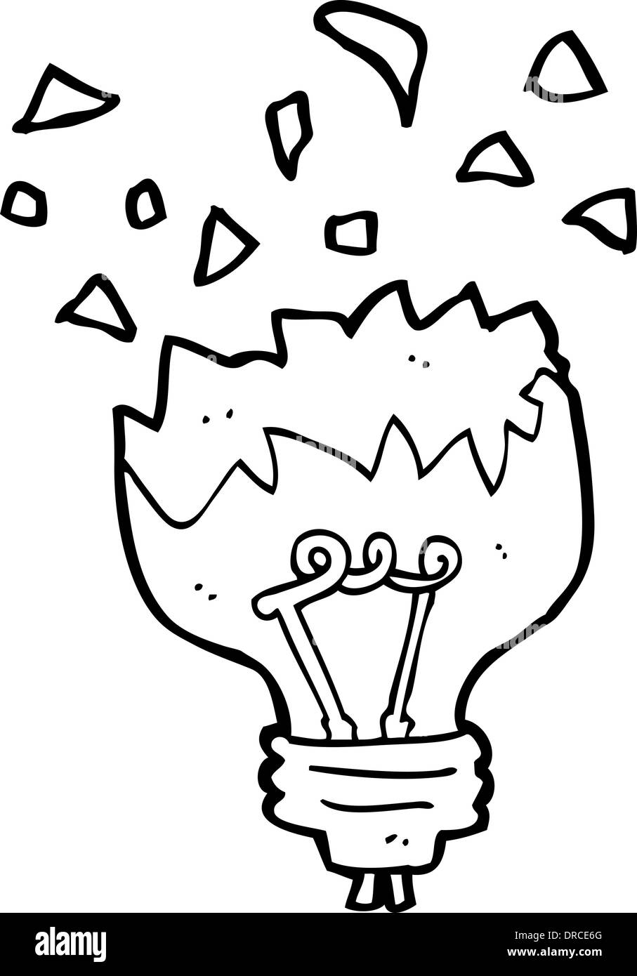 cartoon light bulb exploding Stock Vector Image & Art - Alamy