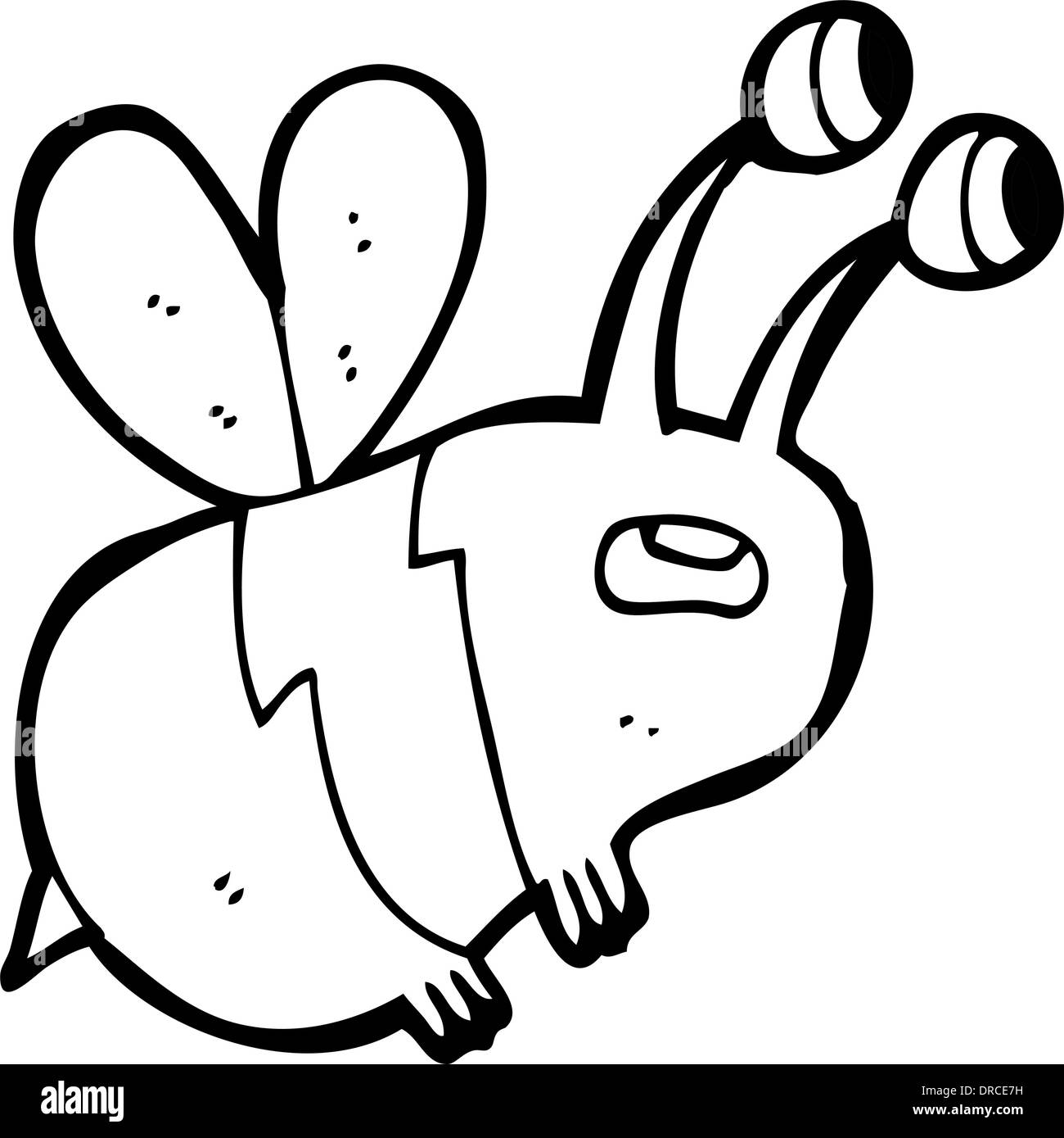 cartoon frightened bee Stock Vector Image & Art - Alamy