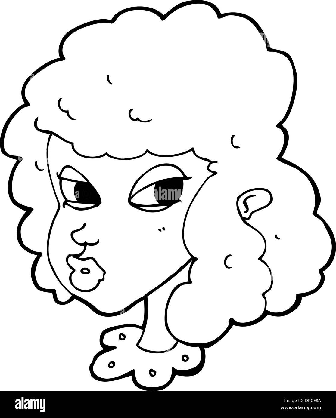 cartoon suspicious woman Stock Vector Image & Art - Alamy