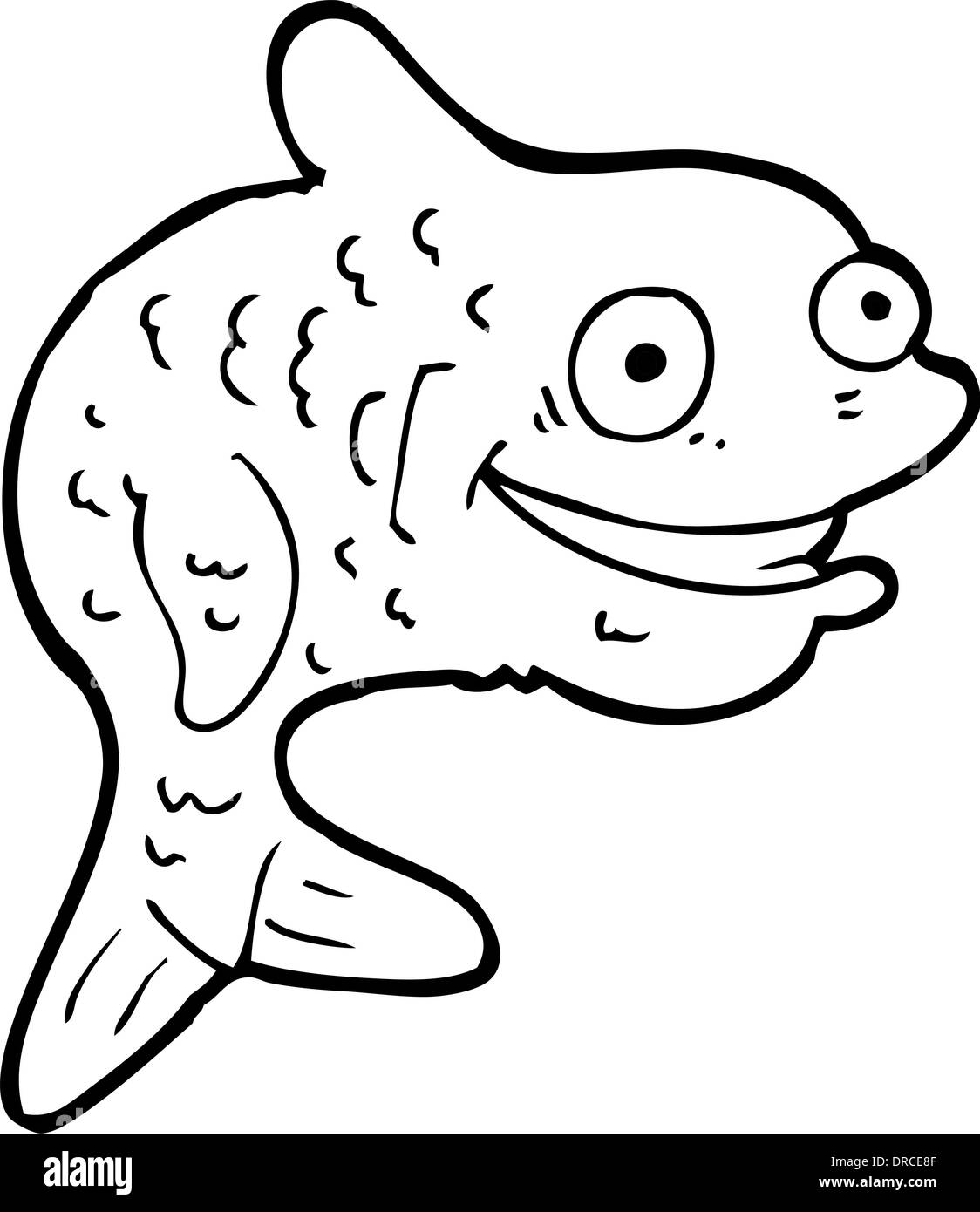 cartoon happy fish Stock Vector Image & Art - Alamy
