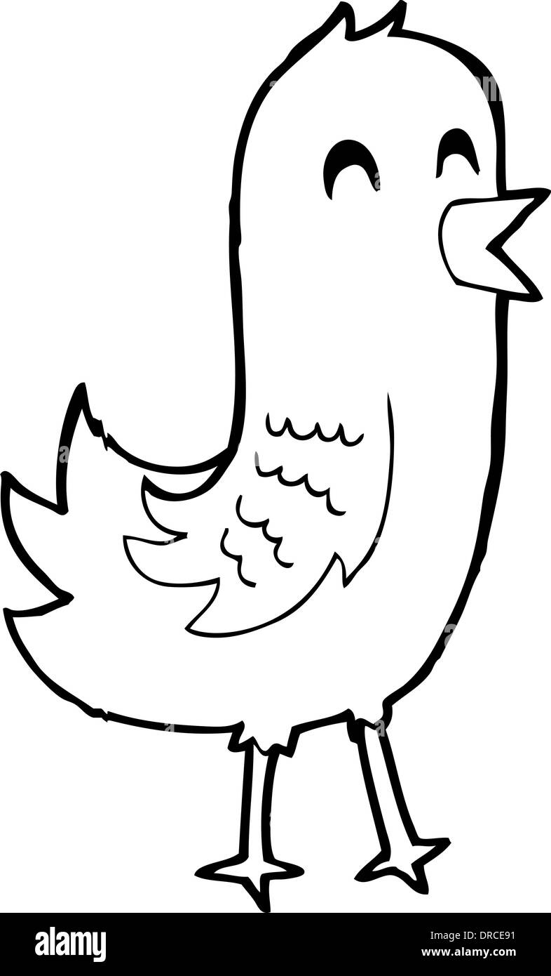 cartoon happy bird Stock Vector Image & Art - Alamy