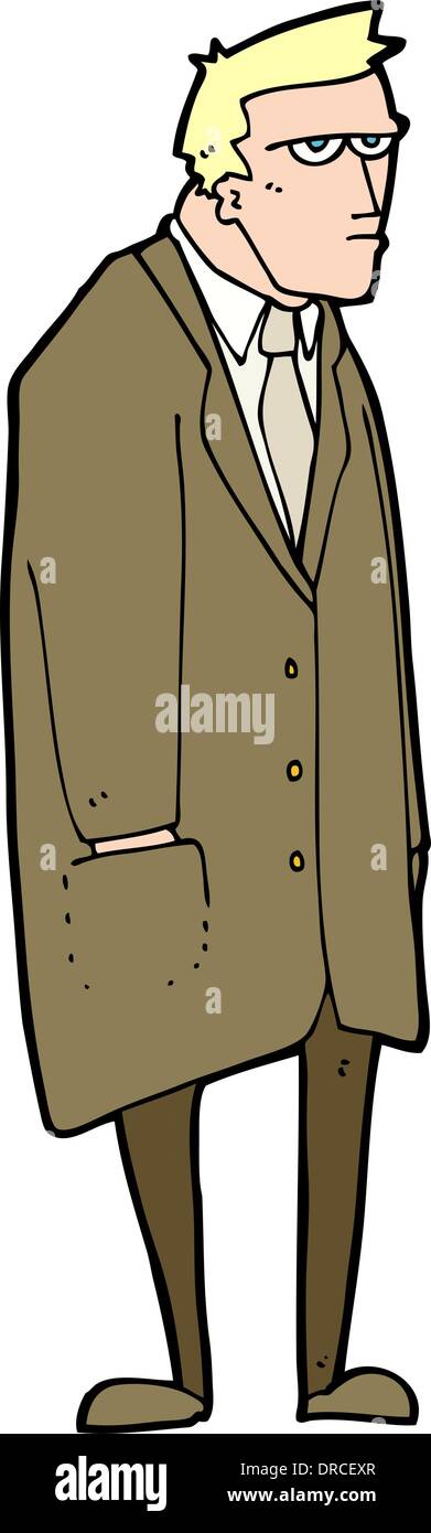 cartoon bad tempered man Stock Vector Image & Art - Alamy