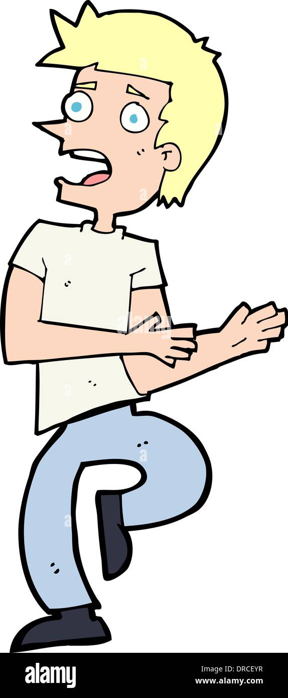 cartoon stressed out man Stock Vector Image & Art - Alamy