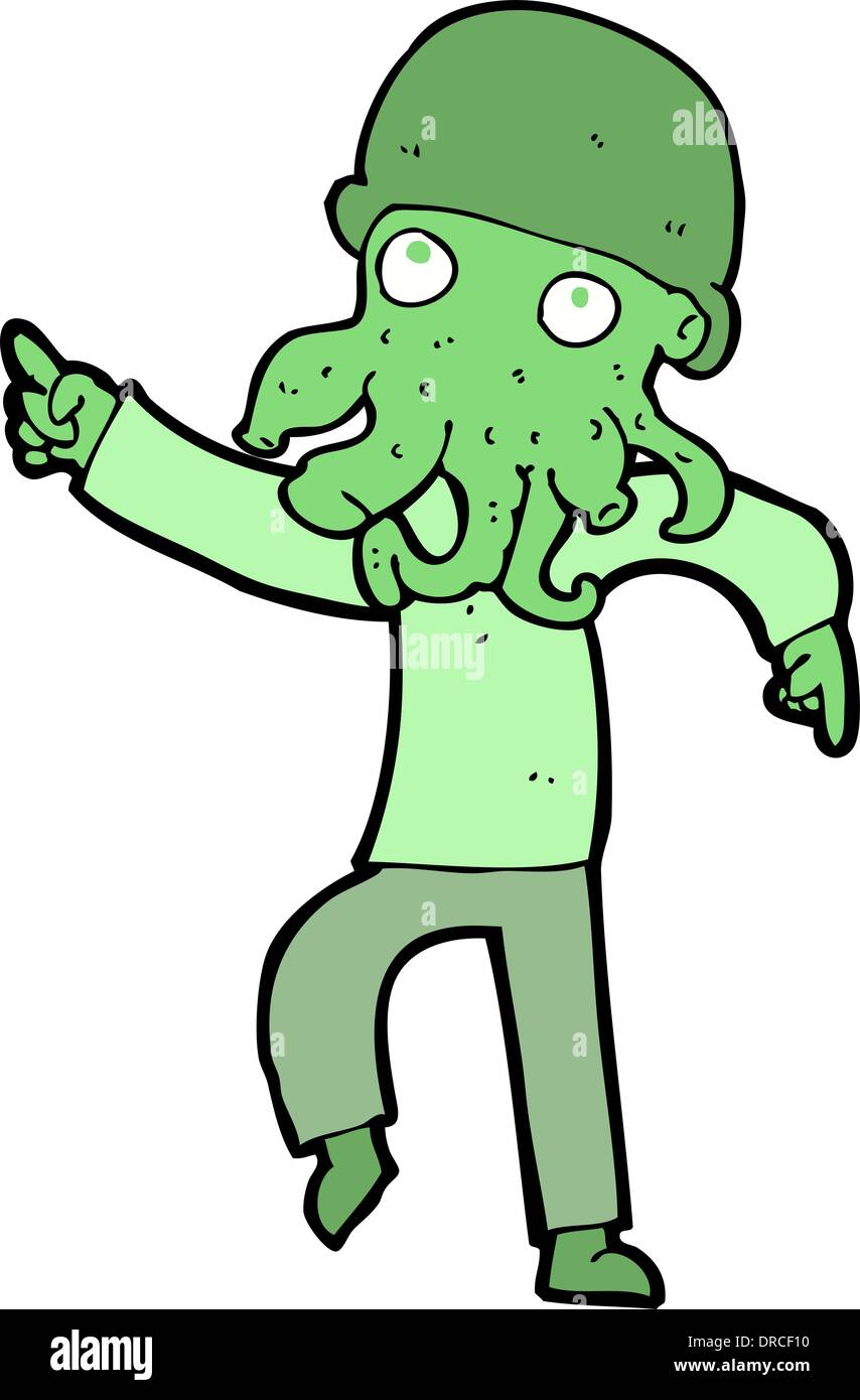 cartoon alien man dancing Stock Vector Image & Art - Alamy