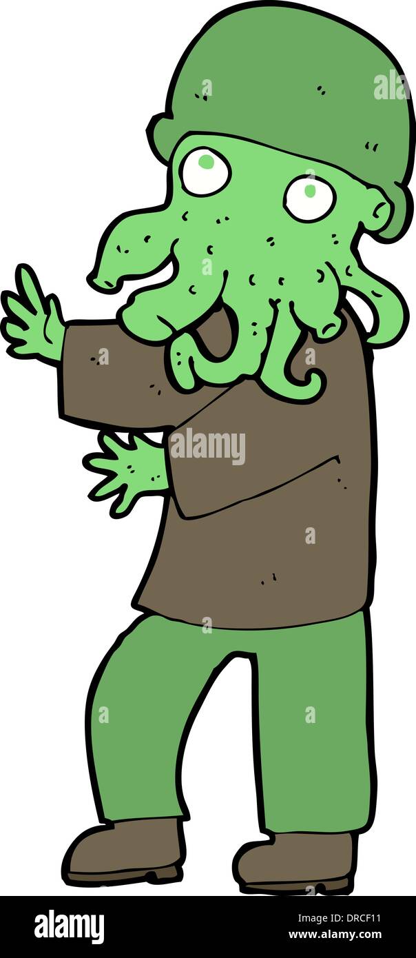 cartoon alien man Stock Vector Image & Art - Alamy