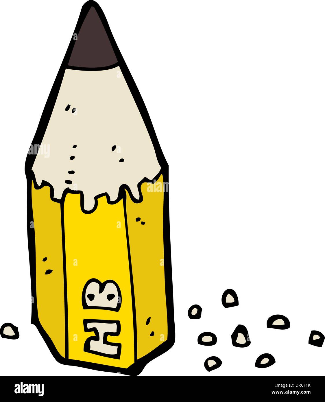 cartoon pencil stub Stock Vector Image & Art - Alamy