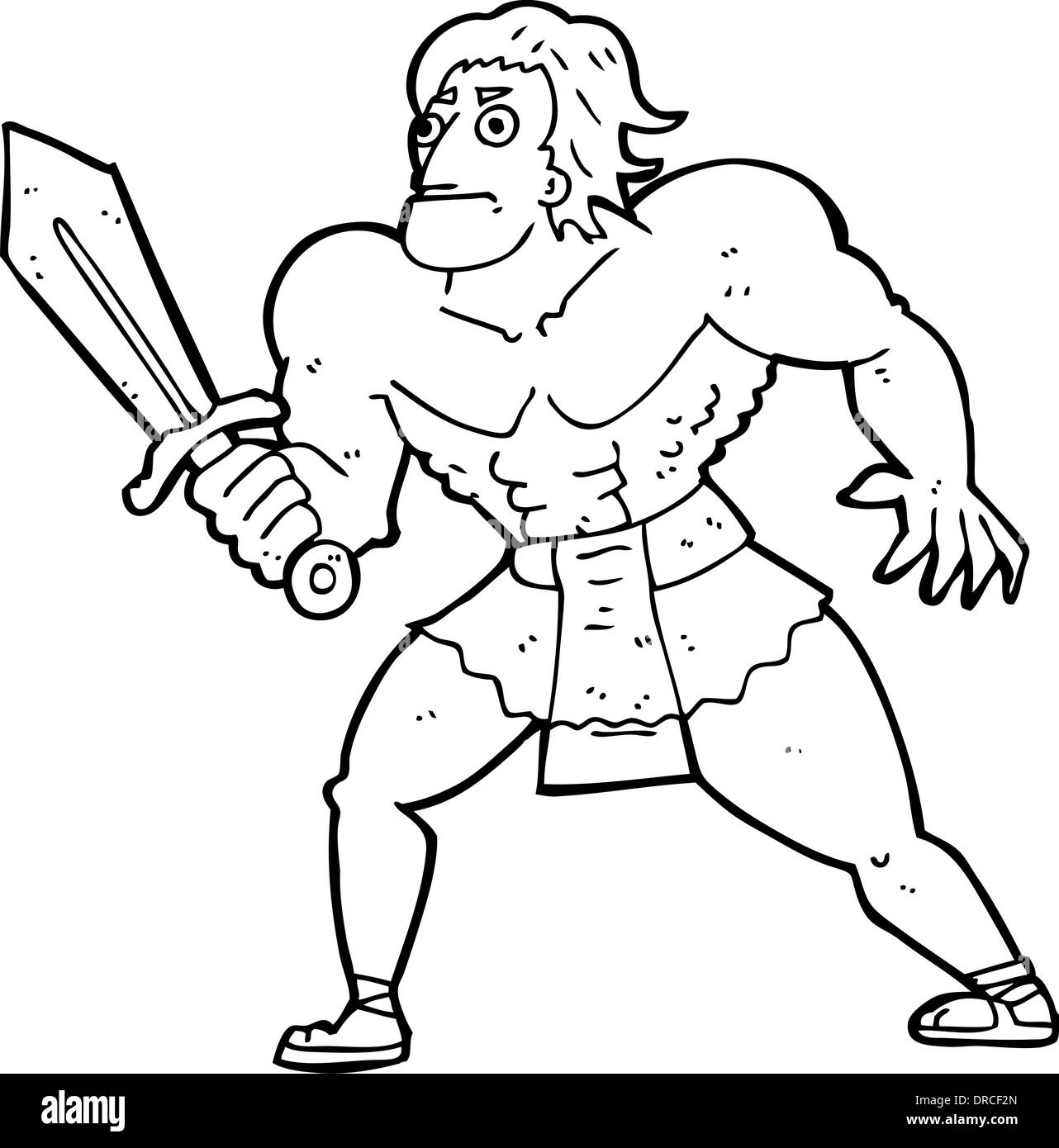 cartoon fantasy hero man Stock Vector Image & Art - Alamy