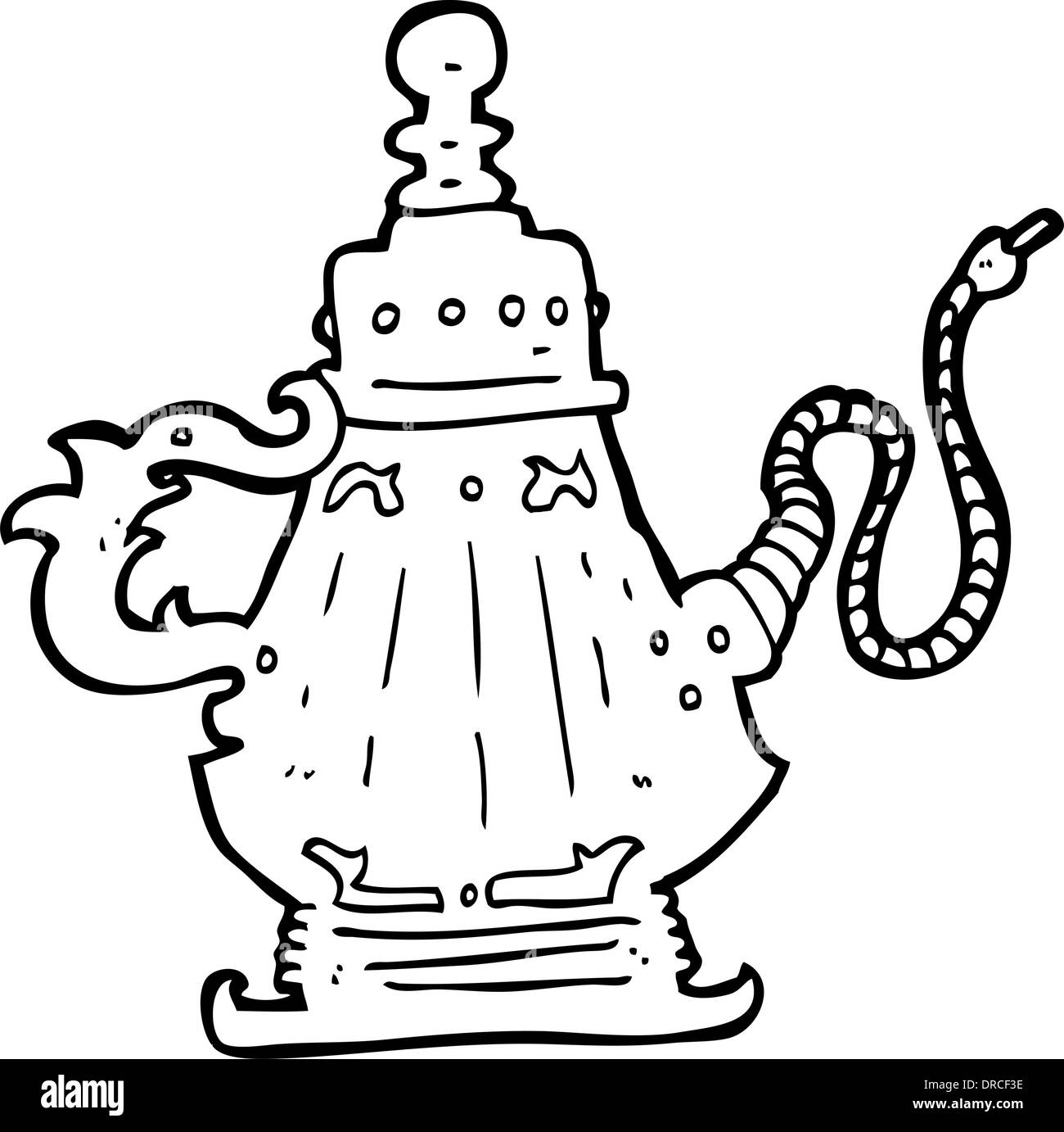 Cartoon smoking hookah Black and White Stock Photos & Images - Alamy