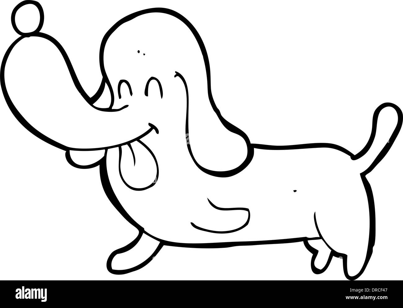 cartoon happy dog Stock Vector Image & Art - Alamy