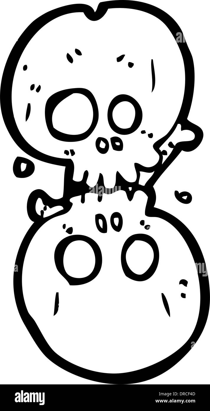 cartoon halloween bone number Stock Vector Image & Art - Alamy