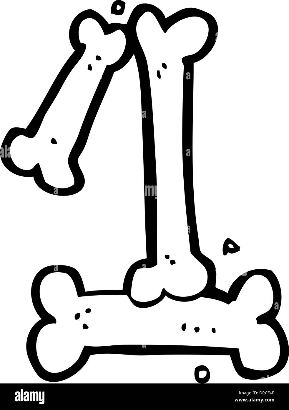 cartoon halloween bone number Stock Vector Image & Art - Alamy