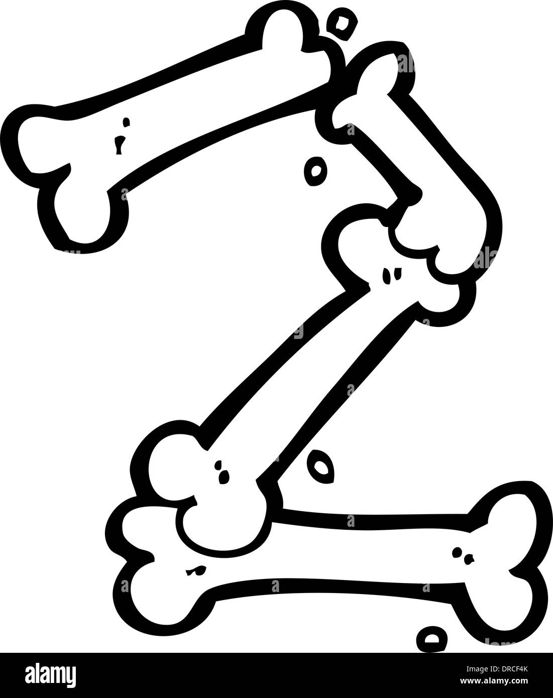 cartoon halloween bone number Stock Vector Image & Art - Alamy