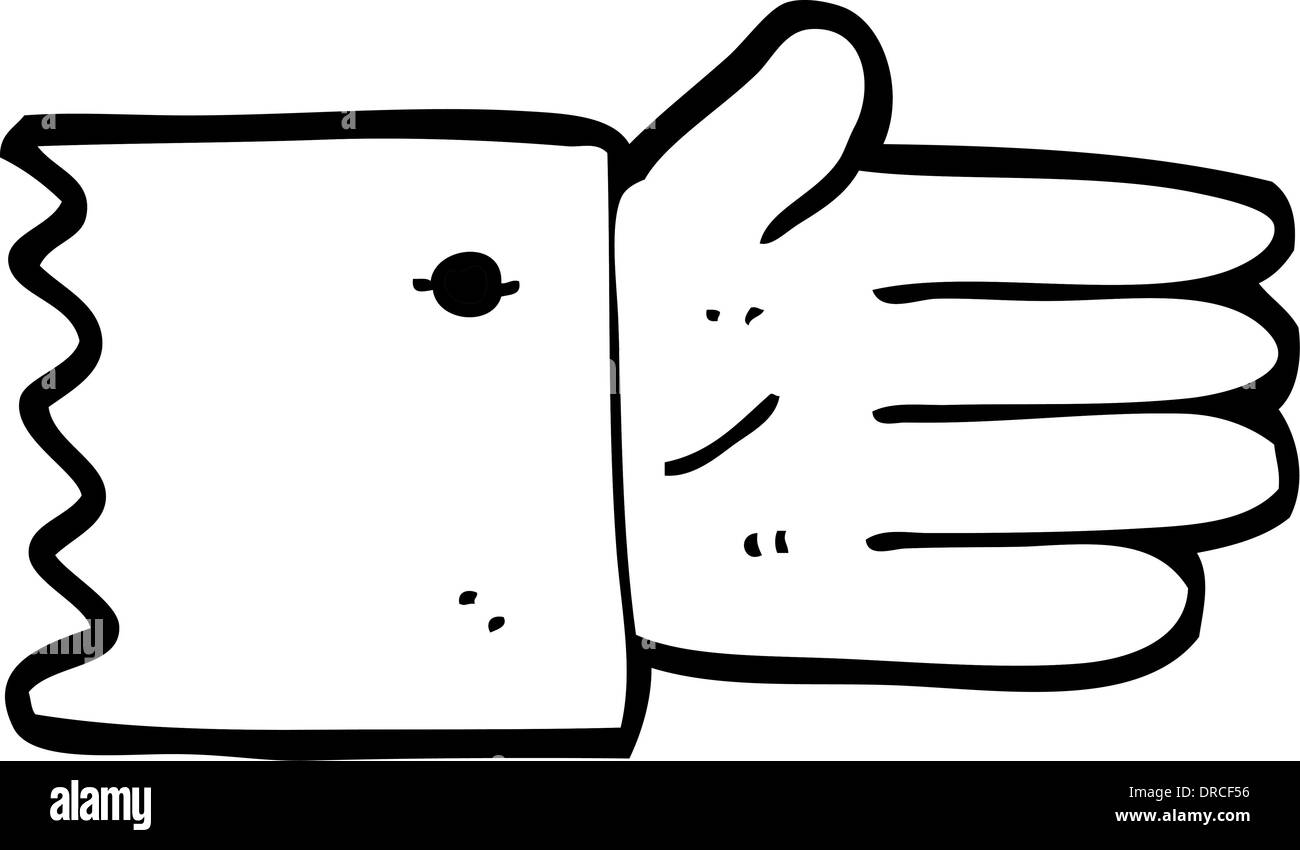 cartoon open hand symbol Stock Vector Image & Art - Alamy