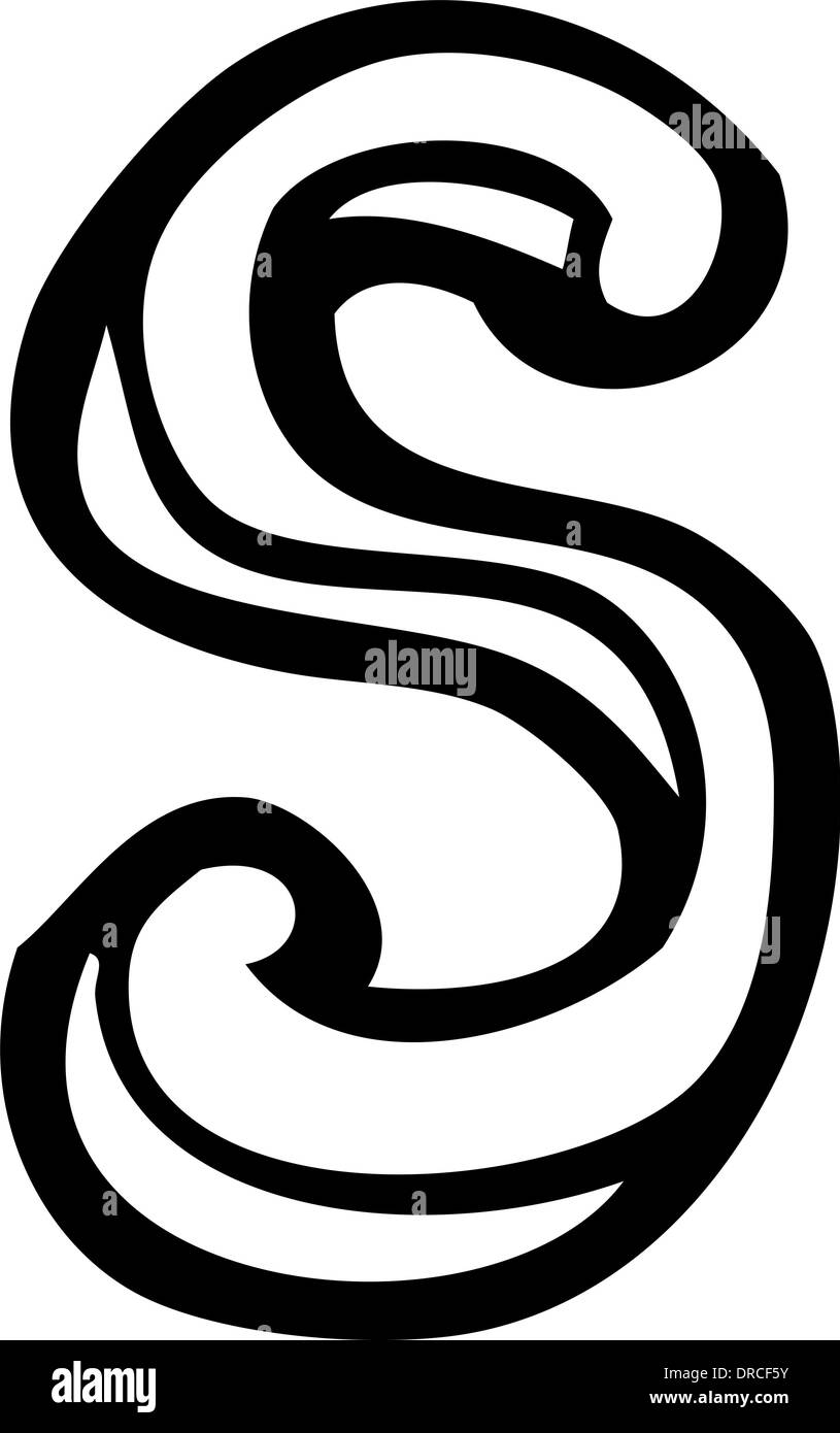 cartoon letter S Stock Vector Image & Art - Alamy