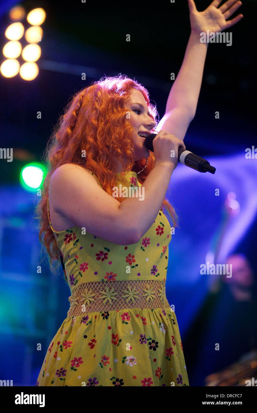 Katy B live on stage at the Big Chill festival 2011 Stock Photo - Alamy