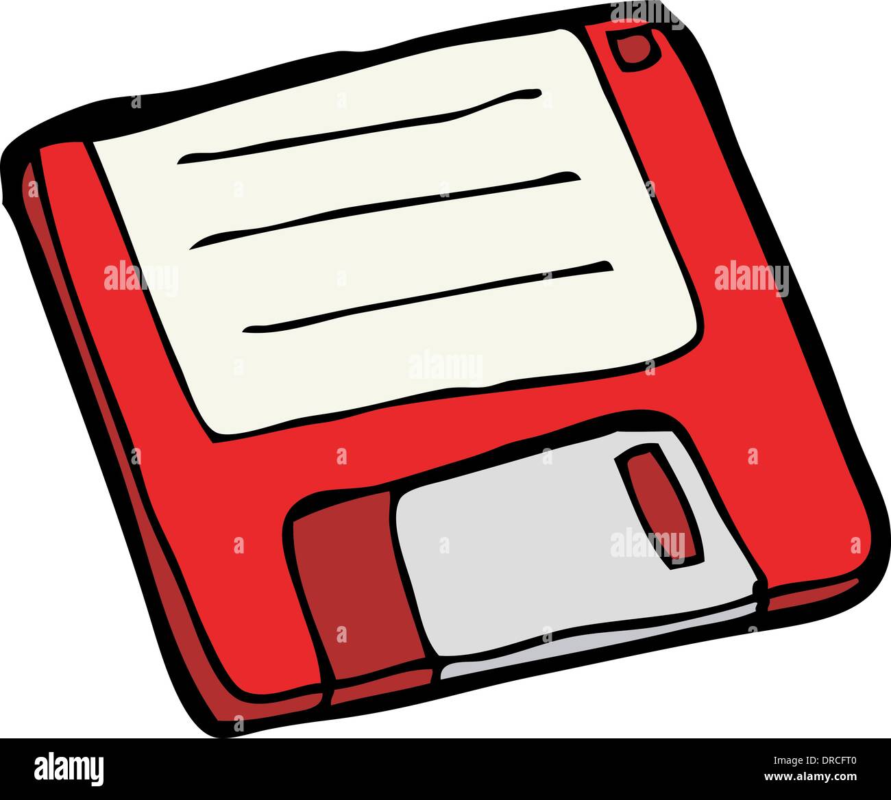 Cartoon old computer disk Cut Out Stock Images & Pictures - Alamy