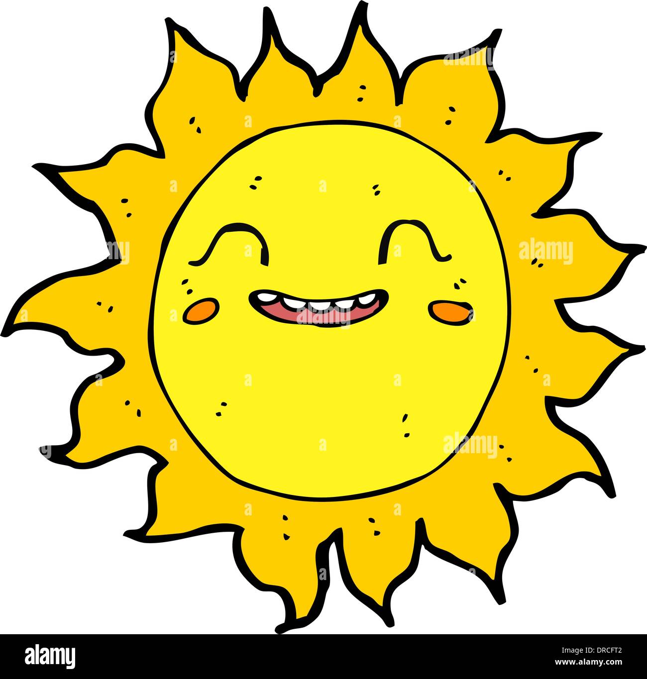 cartoon happy sun Stock Vector Image & Art - Alamy