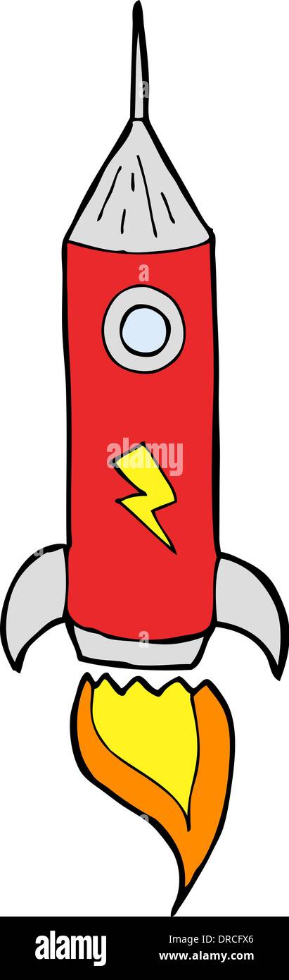 cartoon space rocket Stock Vector Image & Art - Alamy