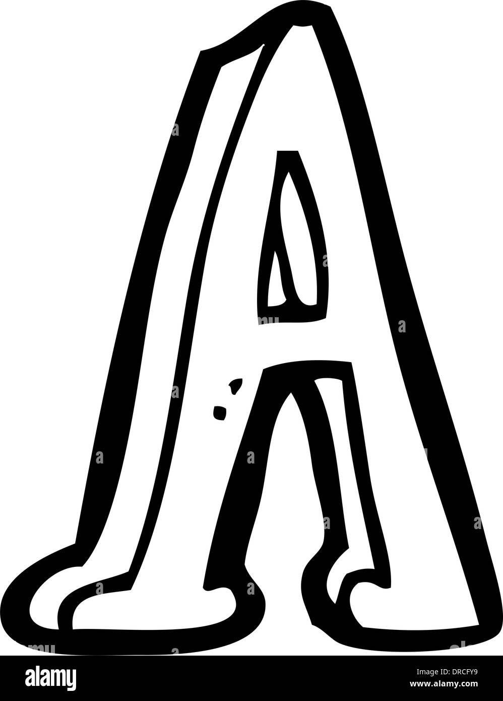 cartoon letter A Stock Vector Image & Art - Alamy