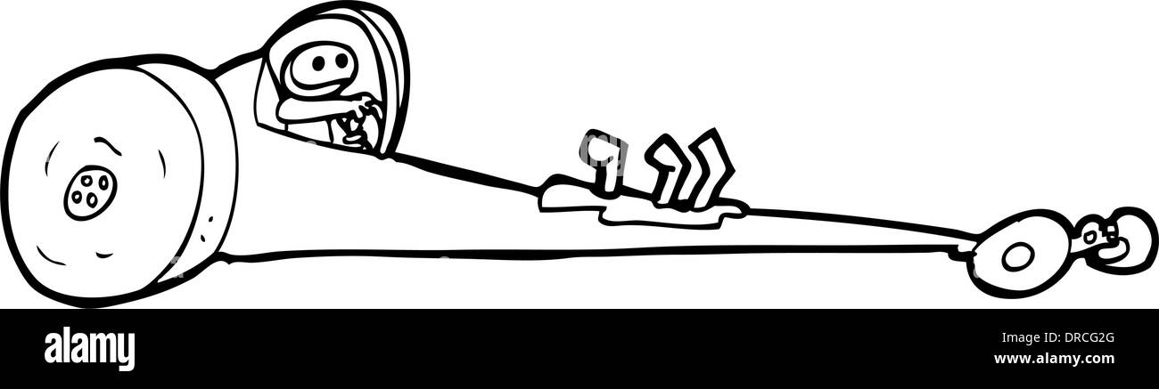 cartoon drag racer Stock Vector Image & Art - Alamy