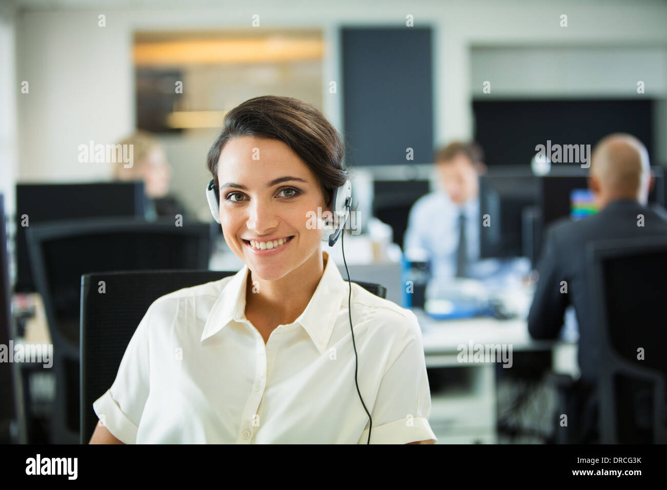 Headset office hi-res stock photography and images - Alamy