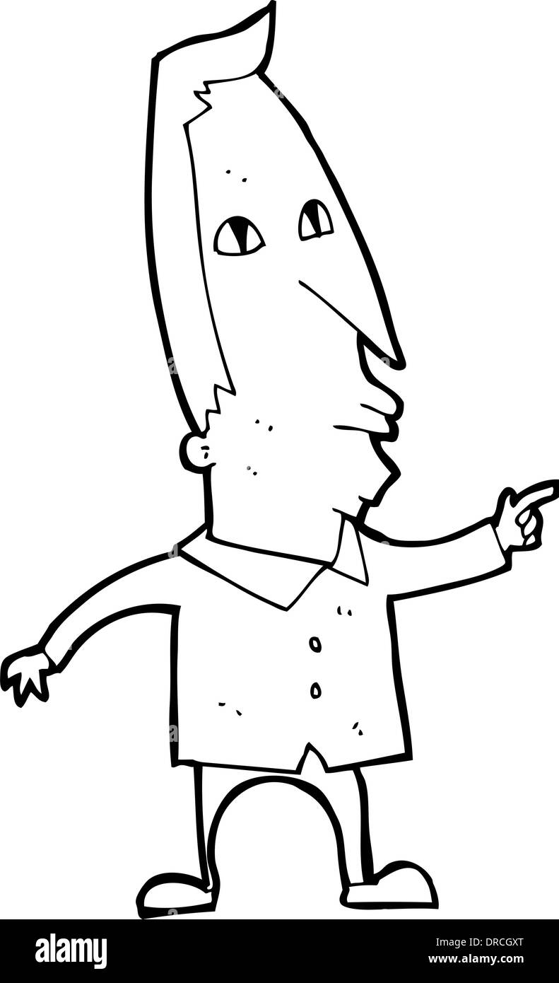 cartoon pointing man Stock Vector Image & Art - Alamy