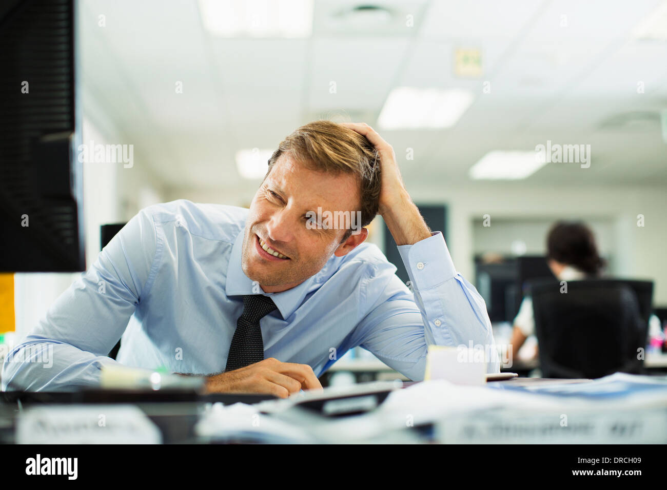 Squinting and reading hi-res stock photography and images - Alamy