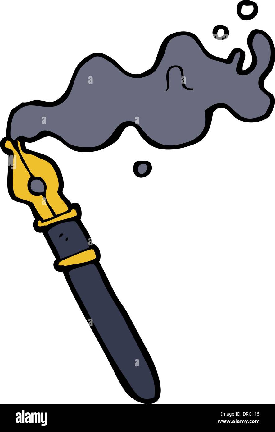 cartoon fountain pen Stock Vector Image & Art - Alamy