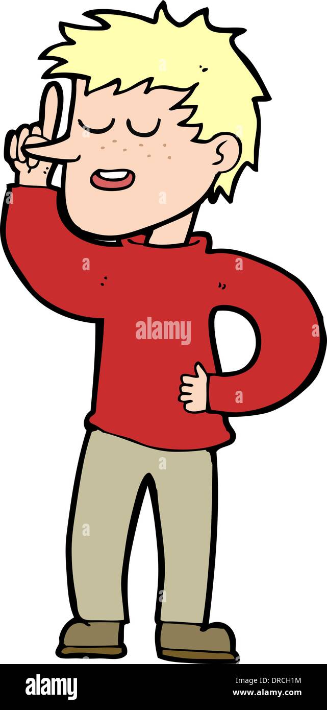 cartoon man with idea Stock Vector Image & Art - Alamy