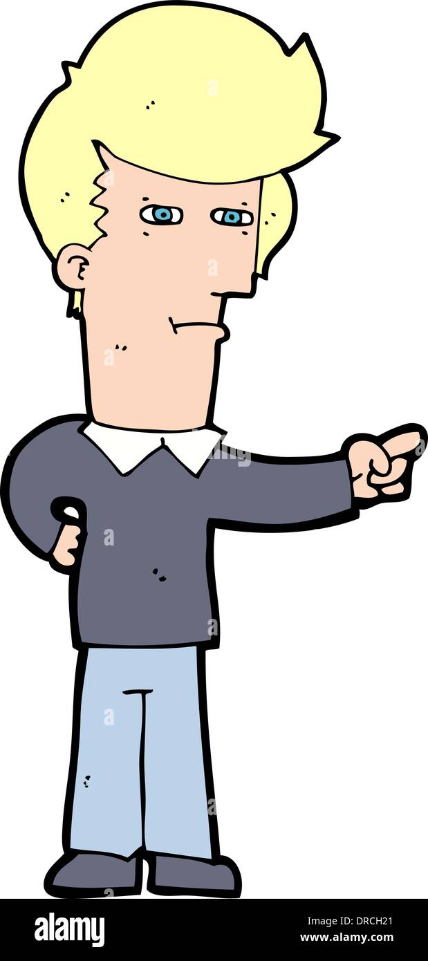 cartoon man pointing Stock Vector Image & Art - Alamy