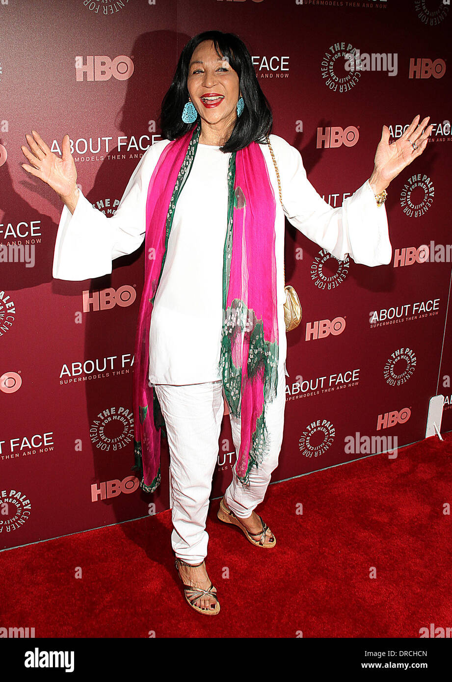 China Machado attending a screening of HBO's 'About Face: Supermodels ...