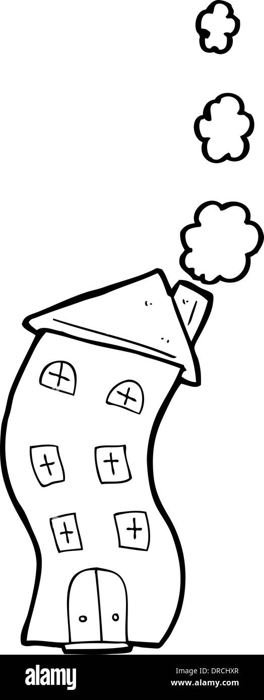 funny cartoon house Stock Vector Image & Art - Alamy