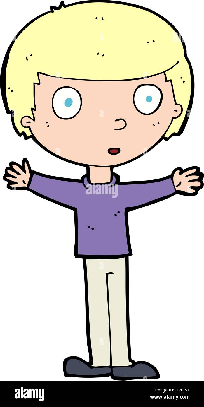 cartoon surprised man Stock Vector Image & Art - Alamy