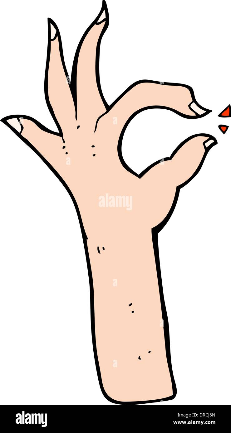 cartoon most excellent hand gesture Stock Vector Image & Art - Alamy