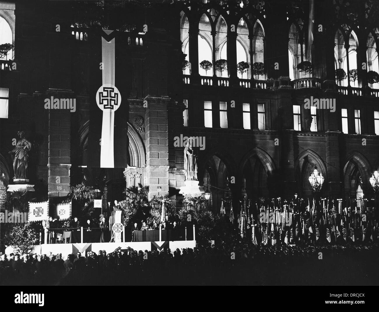 Patriotic rally Black and White Stock Photos & Images - Alamy