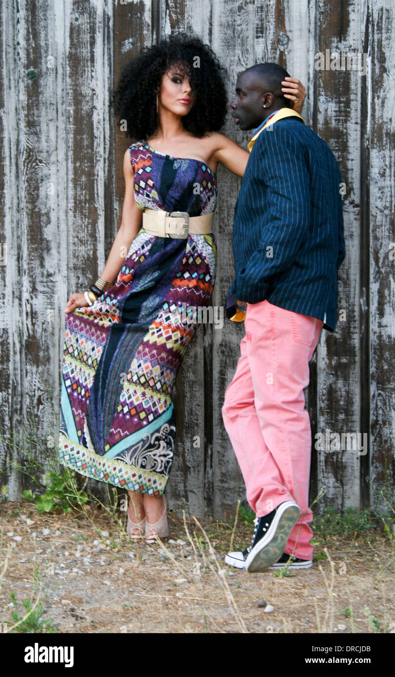 Brittany Bell and Sam Sarpong Supermodel Sam Sarpong and Miss Arizona ...