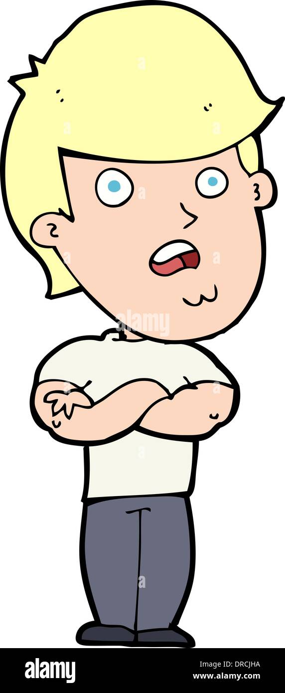 cartoon disappointed man Stock Vector Image & Art - Alamy