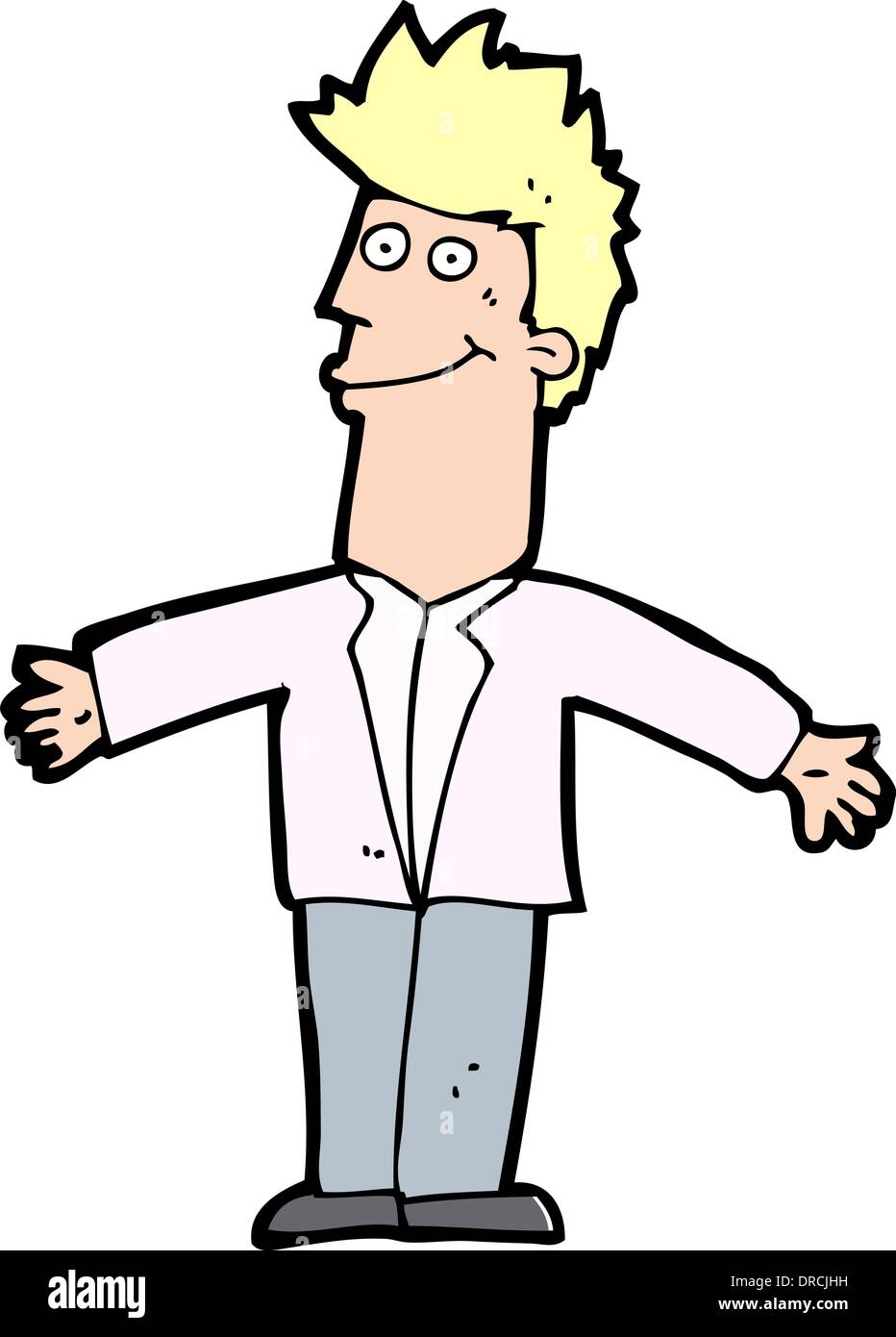 cartoon happy man Stock Vector Image & Art - Alamy