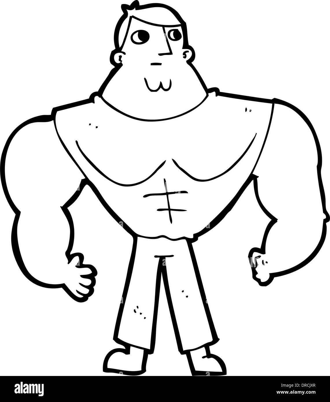 cartoon body builder Stock Vector Image & Art - Alamy