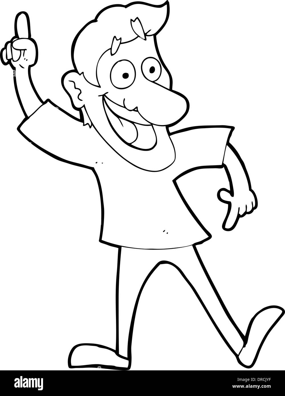cartoon man with great idea Stock Vector Image & Art - Alamy