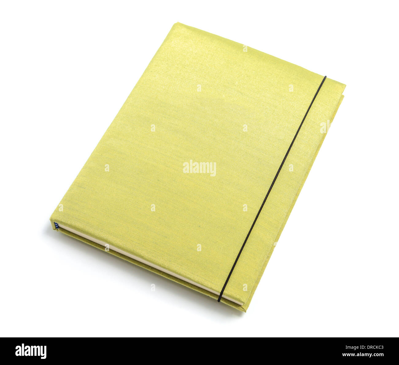 Green notebook isolated on white background Stock Photo - Alamy