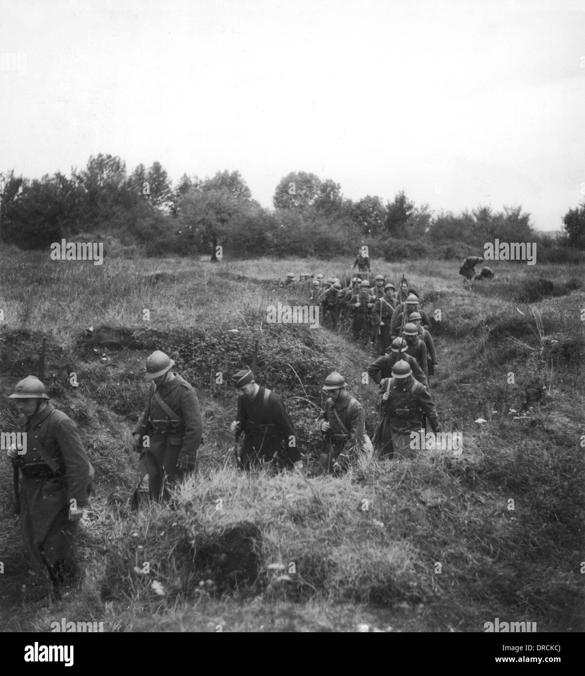 Infantry officer training WWII Stock Photo - Alamy