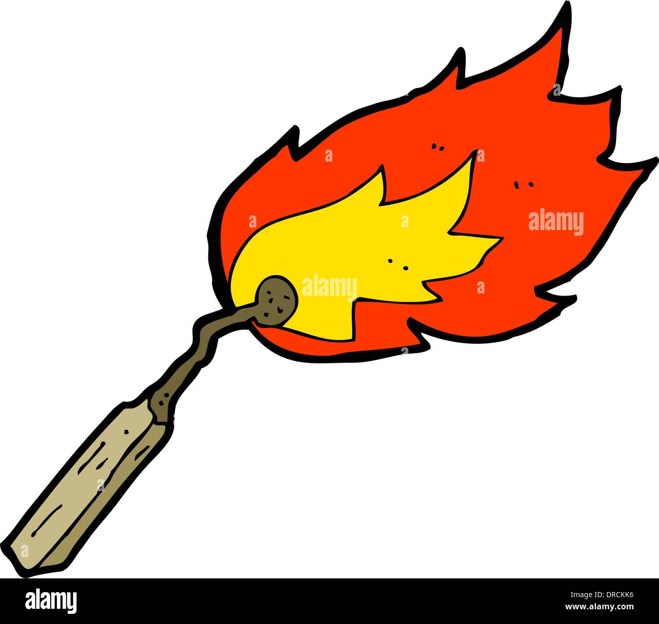 cartoon burning match Stock Vector Image & Art - Alamy