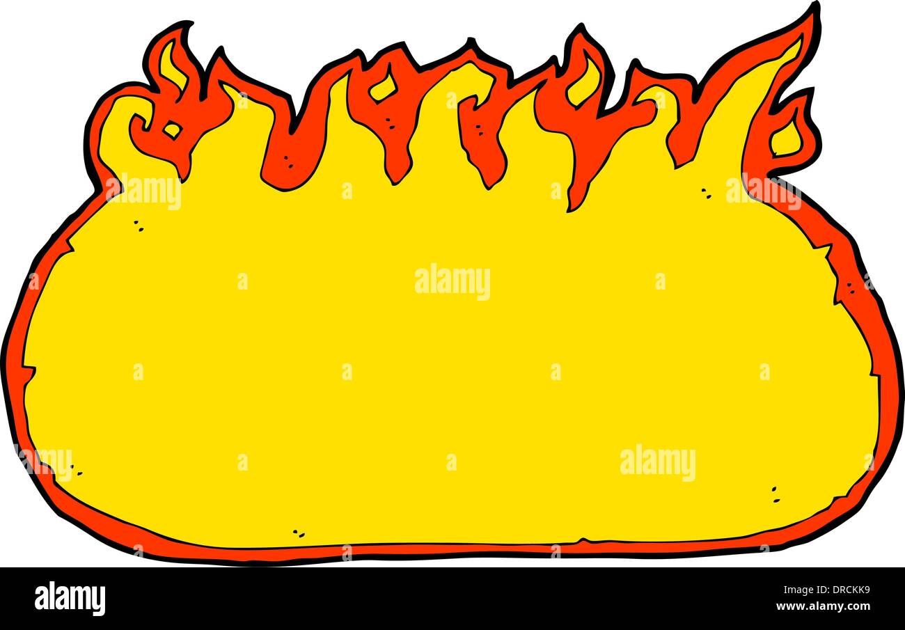 cartoon fire border Stock Vector Image & Art - Alamy