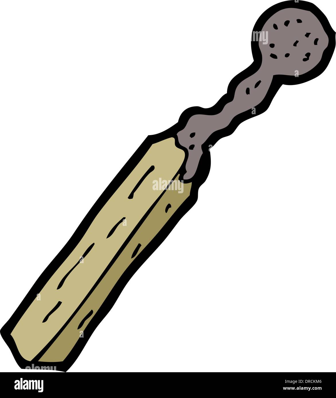 cartoon burnt match Stock Vector Image & Art - Alamy