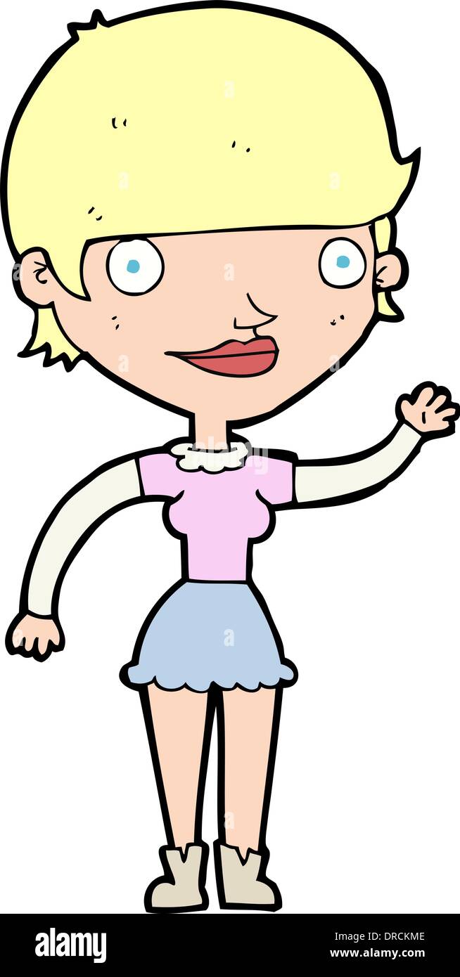 cartoon woman with idea Stock Vector Image & Art - Alamy