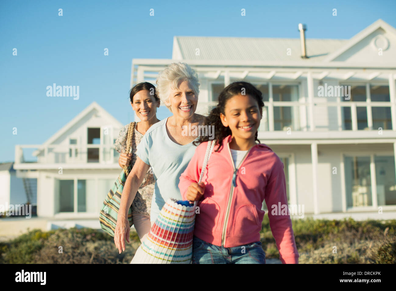 Grandma at beach hi-res stock photography and images - Alamy