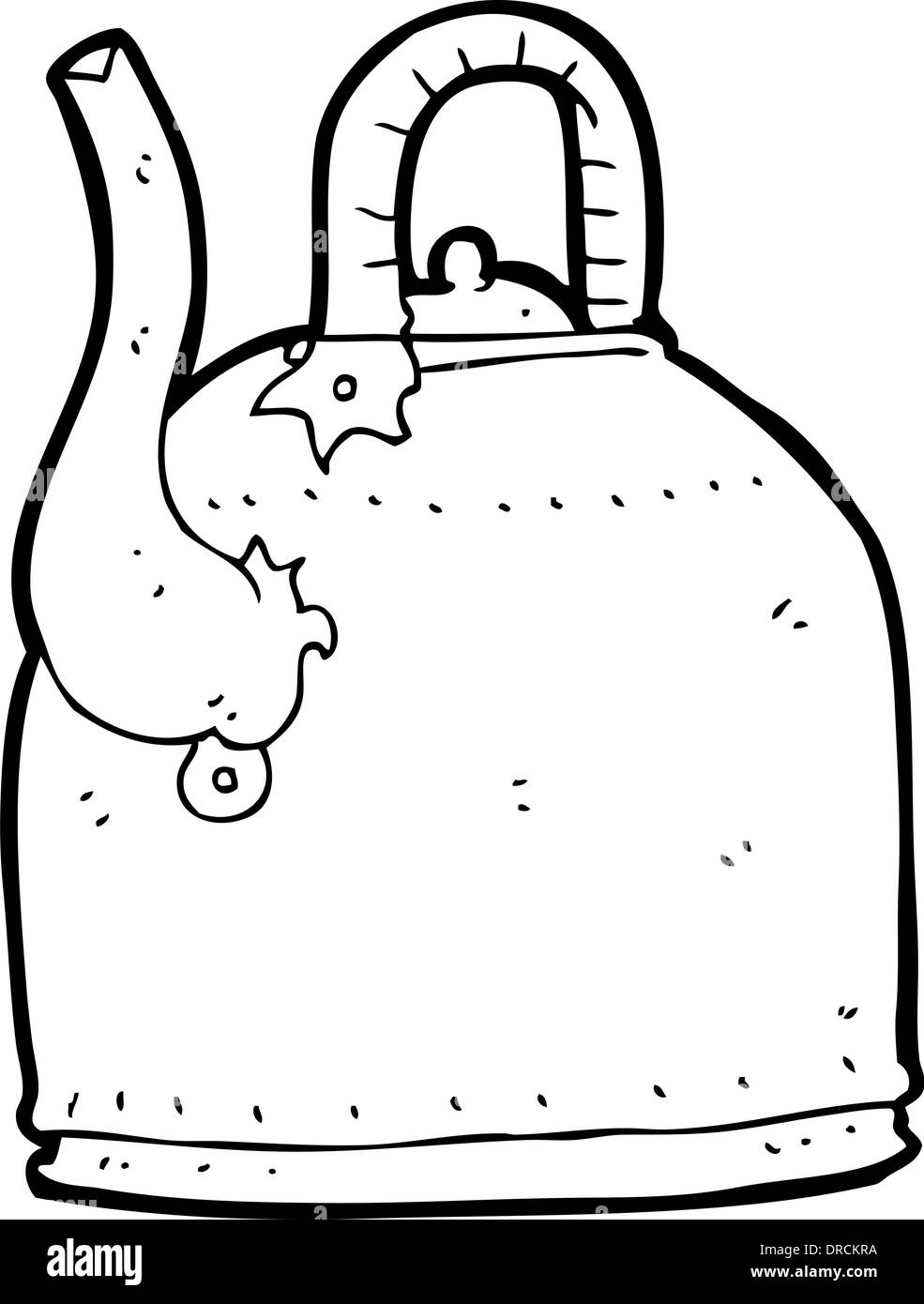 old iron kettle cartoon Stock Vector Image & Art - Alamy