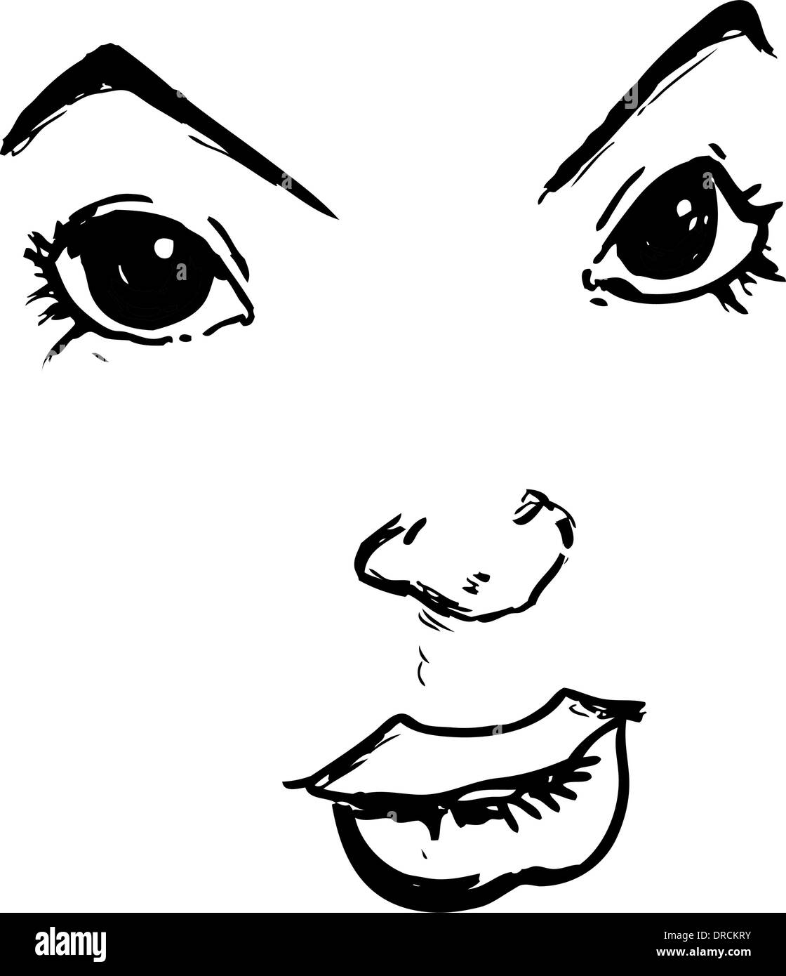 cartoon comic book face Stock Vector Image & Art - Alamy