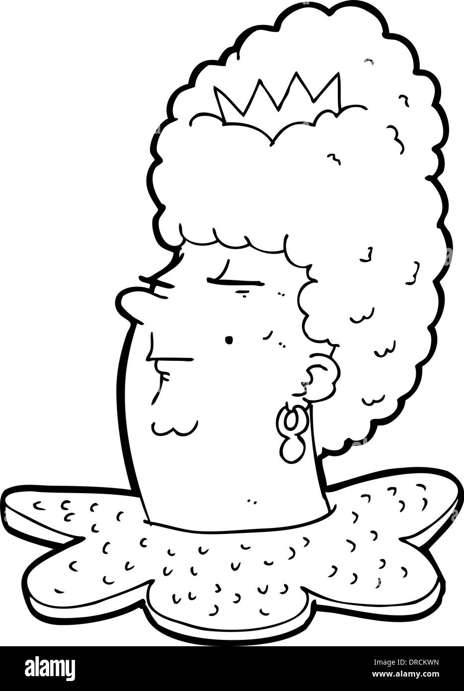 Snooty cartoon face Stock Vector Images - Alamy